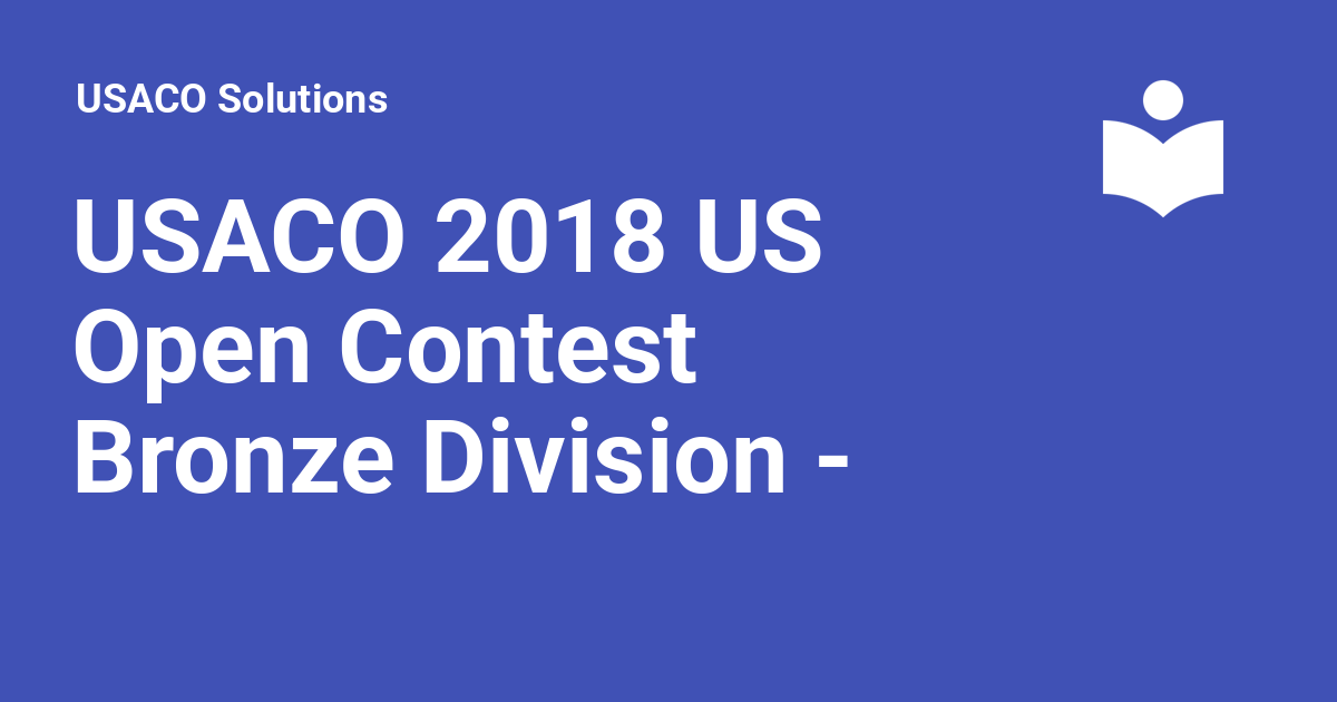 USACO 2018 US Open Contest Bronze Division - Team Tic Tac Toe - USACO ...